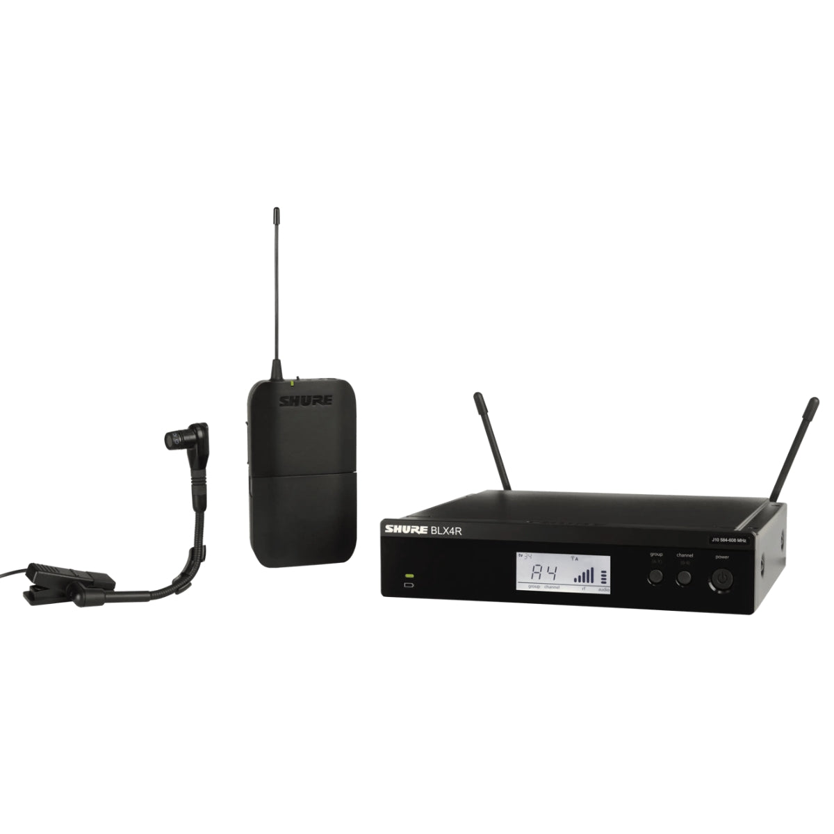 SISTEMA INALAMBRICO RACK SHURE INSTRUMENTO BLX14R-J11